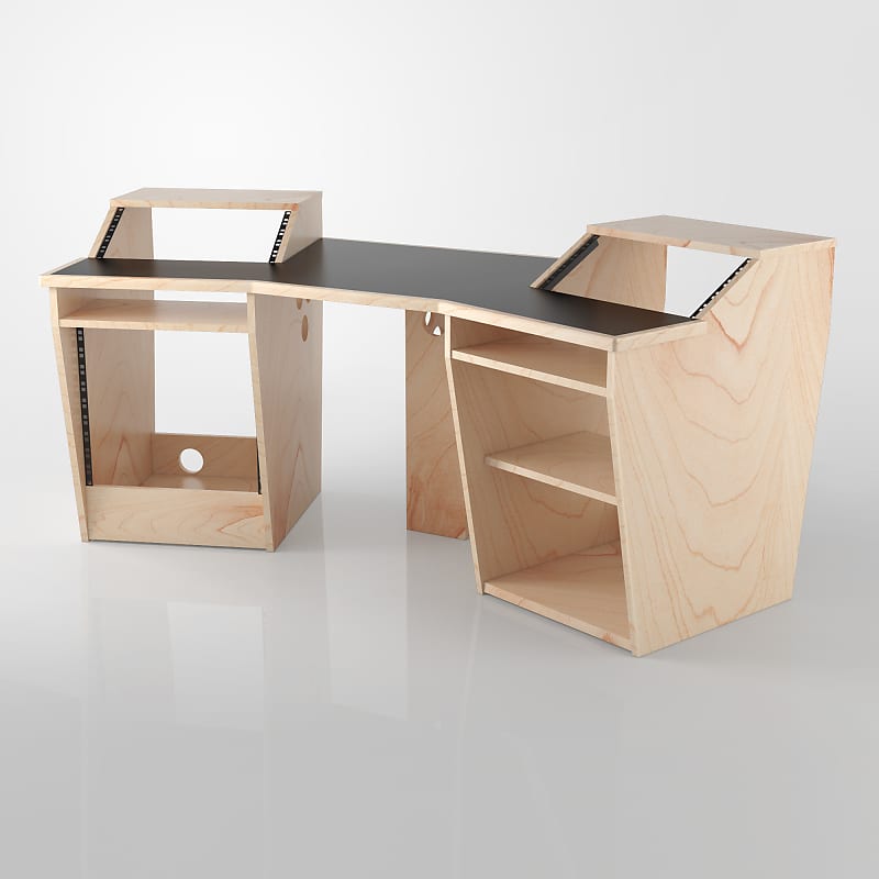 StudioRacks - Music Studio Desk 003 - Maple | Reverb UK