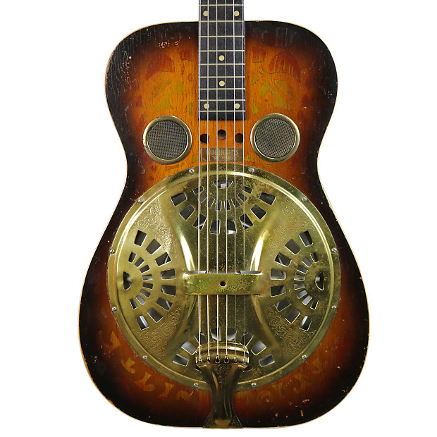 Vintage 1973 Dobro Model 66B Sunburst | Reverb