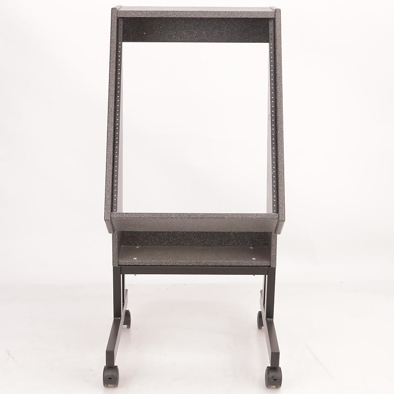 KK Audio 14RU 14 Space Slant Rack Studio Case Rolling Casters | Reverb