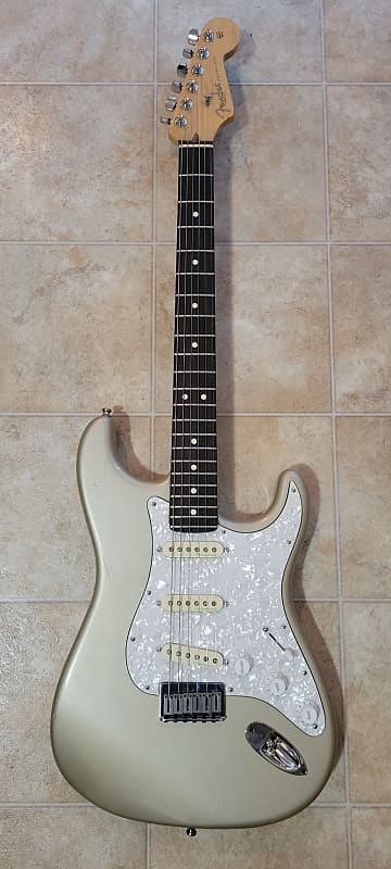 Fender Double Fat Stratocaster Hardtail 2000s Shoreline Gold | Reverb