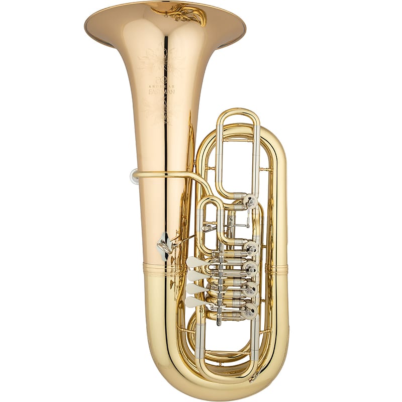 Eastman EBF864G F Tuba, Gold Brass Bell | Reverb