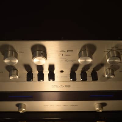 1970-1971 SAE Mark 1 One Preamp & Mark Two 2 B Power Amp | Reverb