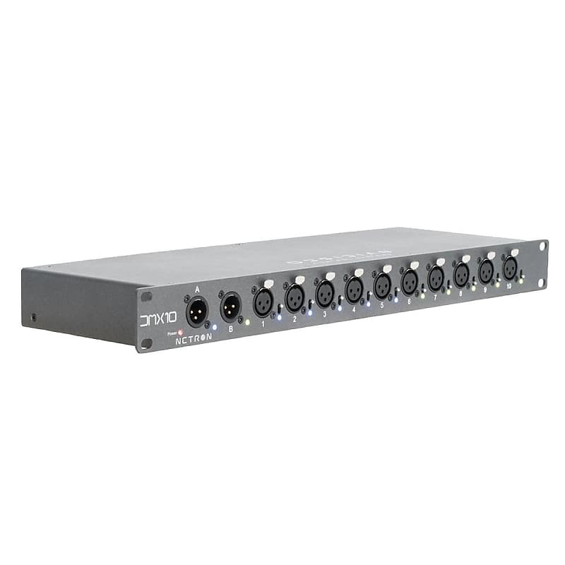 Elation Professional DMX10-3 Rackmount 10-Port DMX Splitter | Reverb