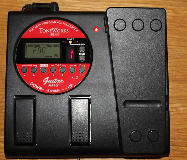 Korg Tone Works AX1G Guitar Hyperformance Processor Red | Reverb