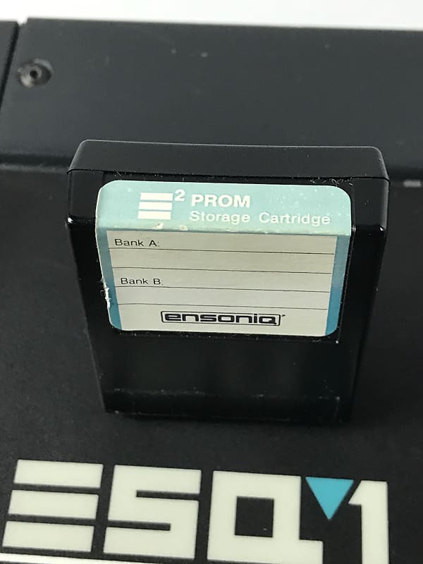 Ensoniq Ensoniq ESQ1 SQ80 ESQm E2 PROM Storage Cartridge Card | Reverb