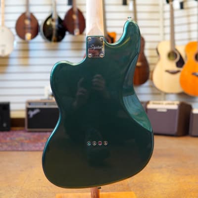 Squier Paranormal Rascal Bass HH Sherwood Green w/Matching | Reverb