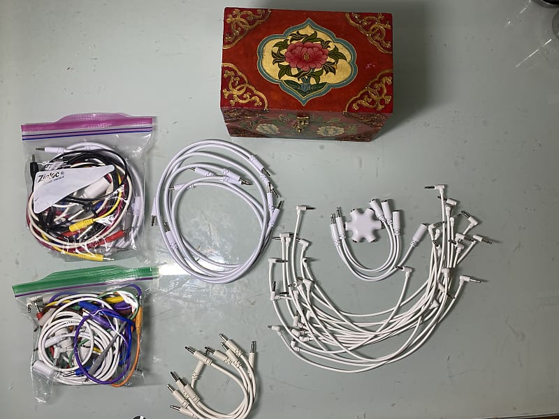 Eurorack Patch Cable Bundle + Custom Box | Reverb