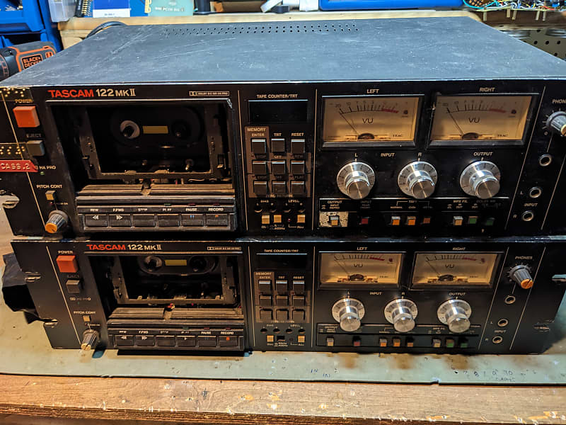 Two Tascam 112 mk2 tape recorders and parts | Reverb