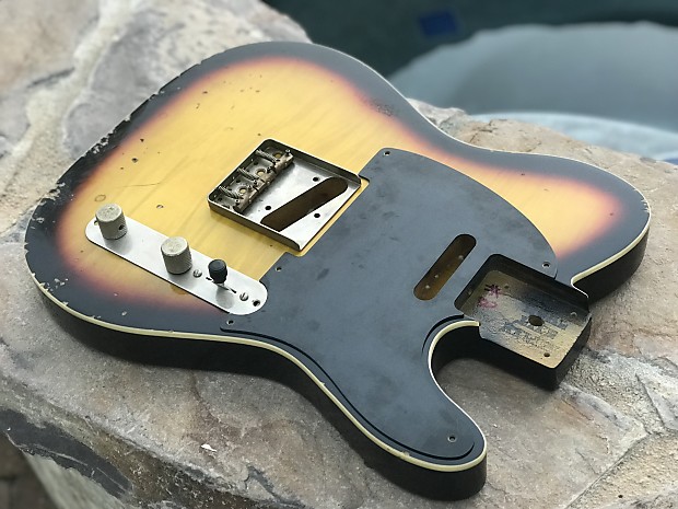 Real Life Relics Tele Telecaster Body Bound Aged 3 Tone | Reverb UK