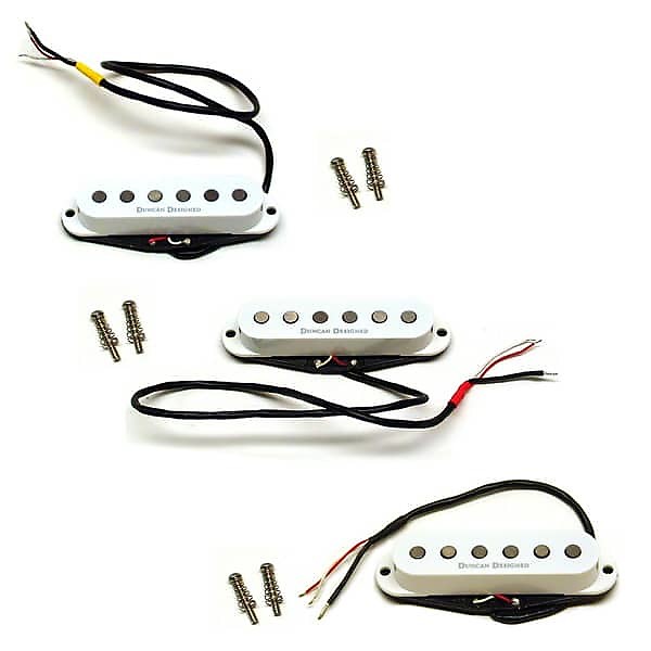 Duncan Designed Single Coil Pickup Set Alnico poles | Reverb Canada