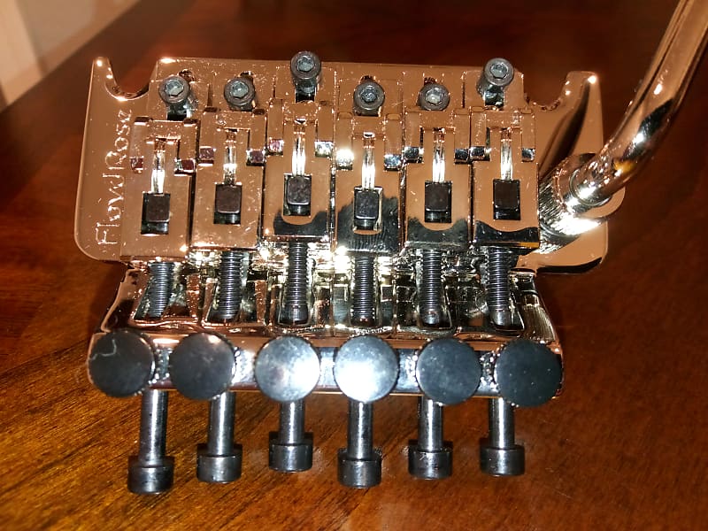 Floyd Rose 1000 Series Locking Bridge FRT1000 - Chrome | Reverb