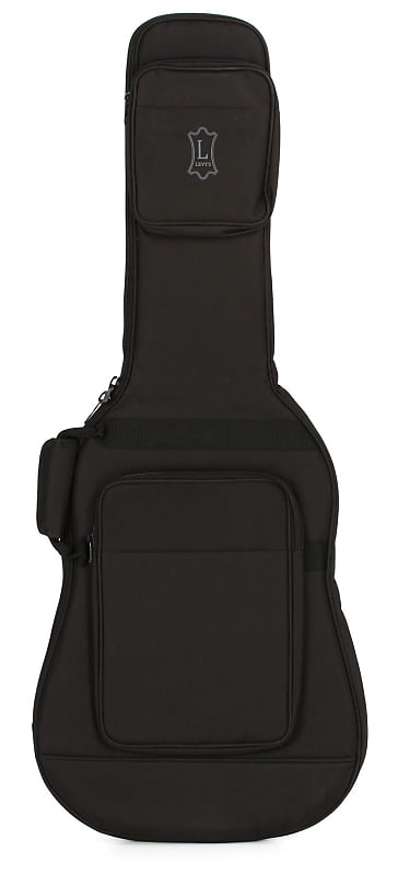 Levy's Polyester Gig Bag for Electric Guitar - Black with Two | Reverb