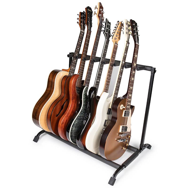 Gator Frameworks RI-GTR-RACK7 Foldable 7 Guitar Rack Stand | Reverb
