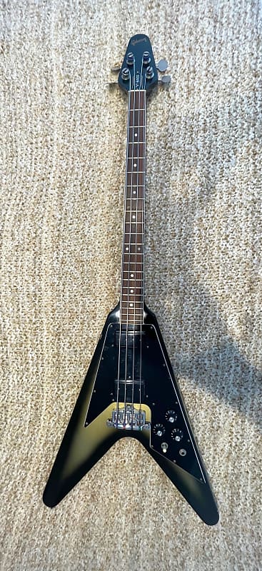 Gibson FLYING V BASS 1981 - SILVERBURST | Reverb