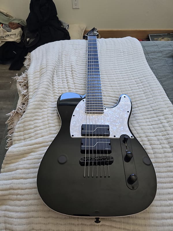 Black 7 String ESP baritone (Stephen Carpenter) | Reverb