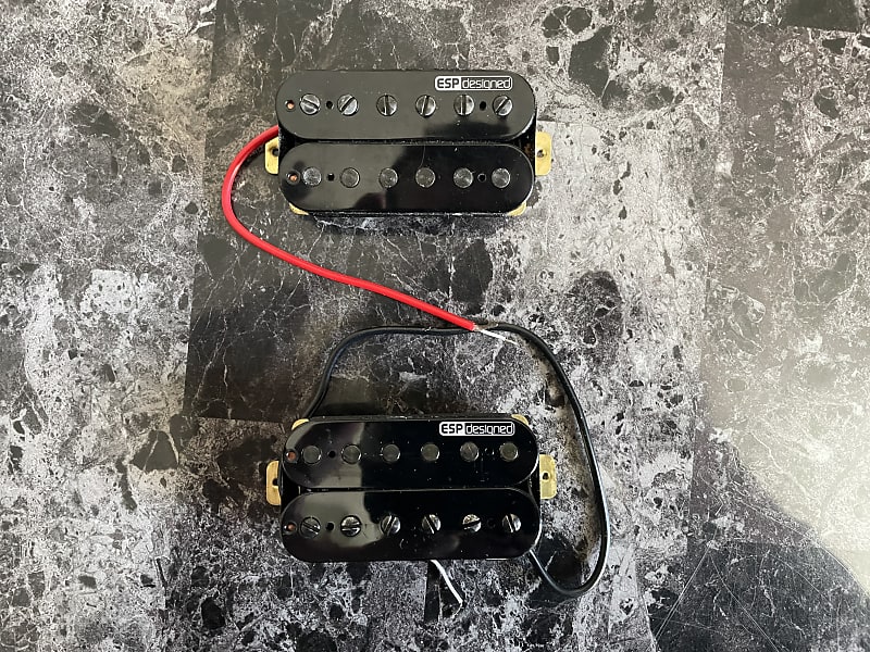 ESP Designed Bridge and Neck Humbucker Pickups G & B LH-150 | Reverb