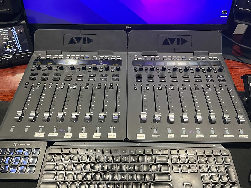 Avid S1 8-Fader EUCON Desktop Pro Tools Control Surface | Reverb