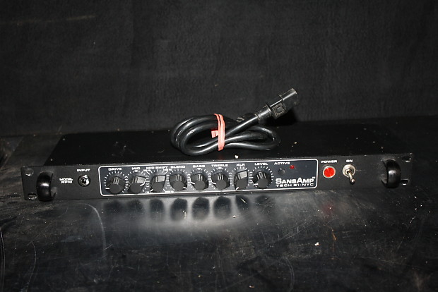 Sansamp Tech 21 RPM Black Rack Mount Bass Preamp Parametric | Reverb
