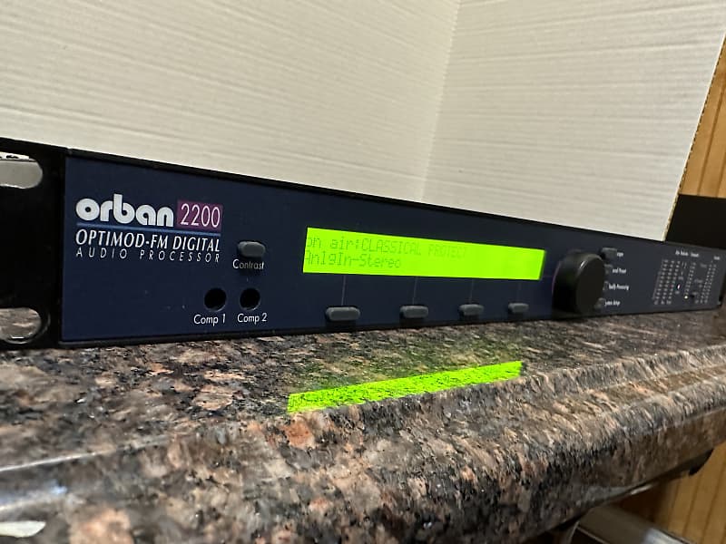 Orban Optimod FM 2200D/U Digital Audio Broadcast Audio | Reverb