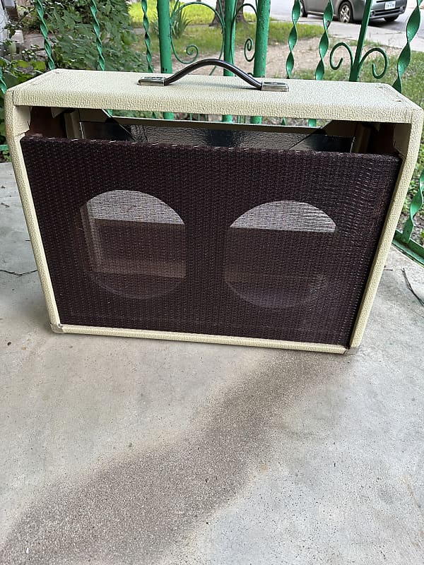 Fender Vibrolux Reverb Cabinet Blonde Larry Rodgers | Reverb