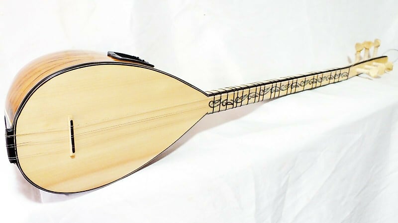 High Qaulity String Small Size Cura Saz With Pick Up | Reverb