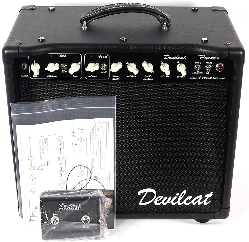Devilcat Packer Guitar Amplifier 30W 1x12" Tube Combo w/ | Reverb