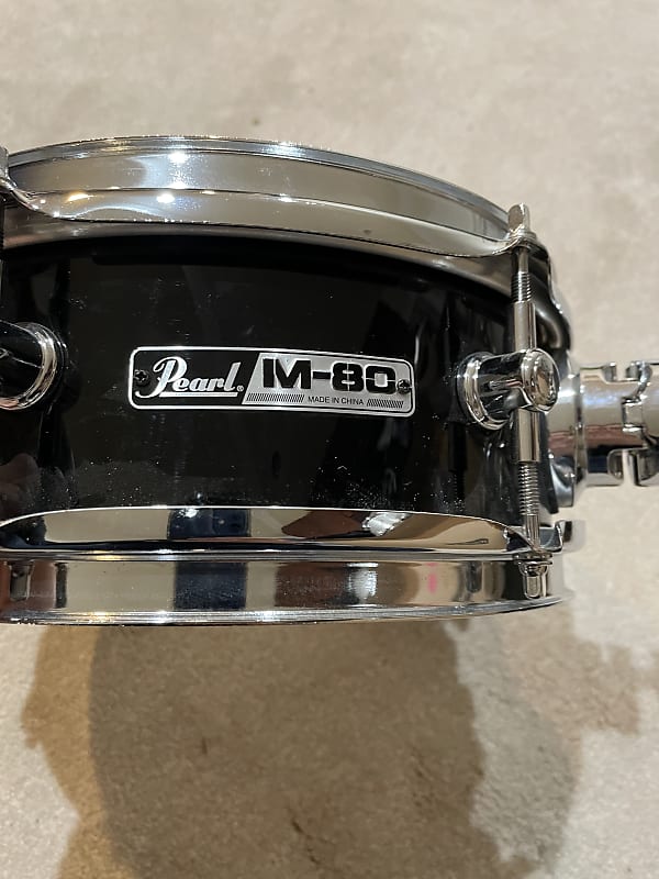 Pearl M-80 Black Snare | Reverb