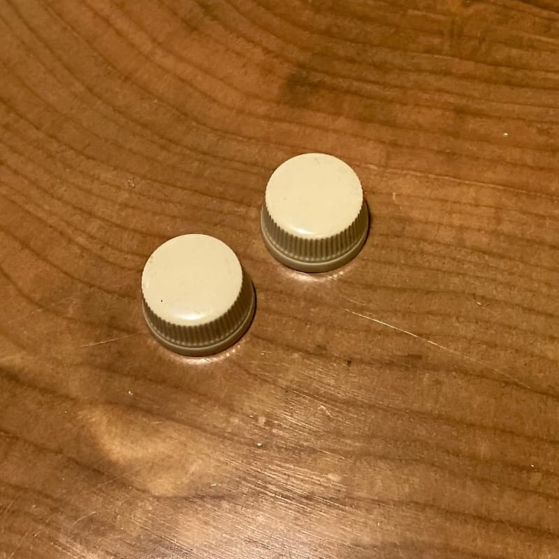 Vintage Supro National Daka-Ware Knobs Pair 50's-60's - Ivory | Reverb