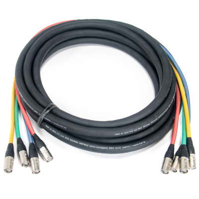 Elite Core SuperCAT6 RJ45 4 Channel Quad Shielded Snake Cable | Reverb