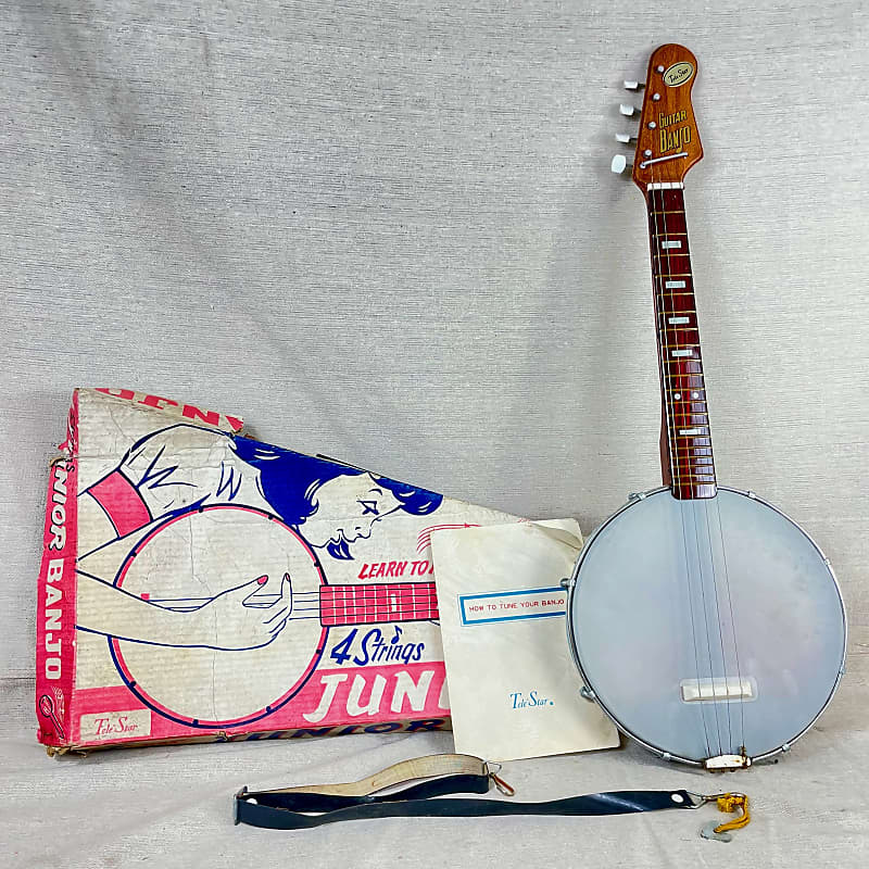 Tele Star Junior Guitar Banjo Set 1960s w/ Original Box and | Reverb
