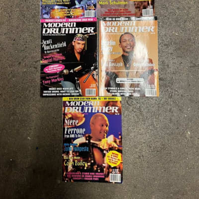 Modern Drummer Magazine Lot Various 1990's | Reverb