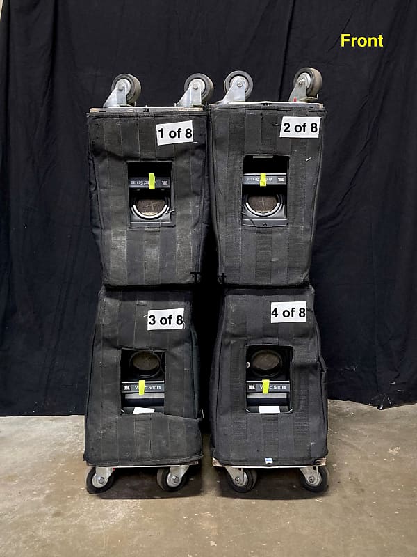 JBL VerTec 4887A Line Array Speakers LOT of 8 | Reverb