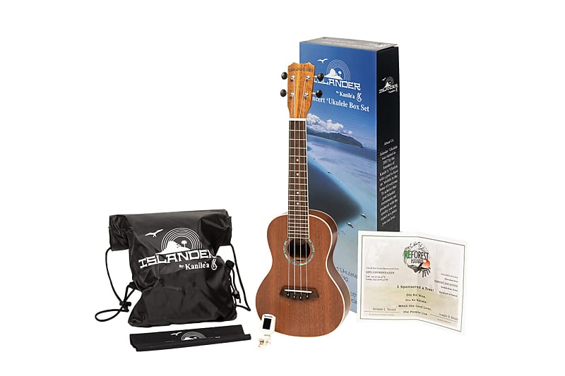 Islander PAT-BOX Traditional Mahogany Concert Ukulele | Reverb