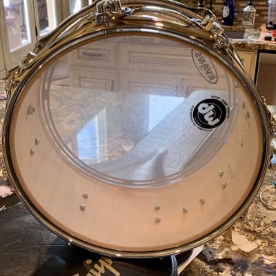 DW Collector's Series Broken Glass 14" short stack tom w/Gold | Reverb