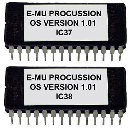 E-mu Procussion OS v1.01 EPROM Firmware ROM Chips Ic EMU No | Reverb