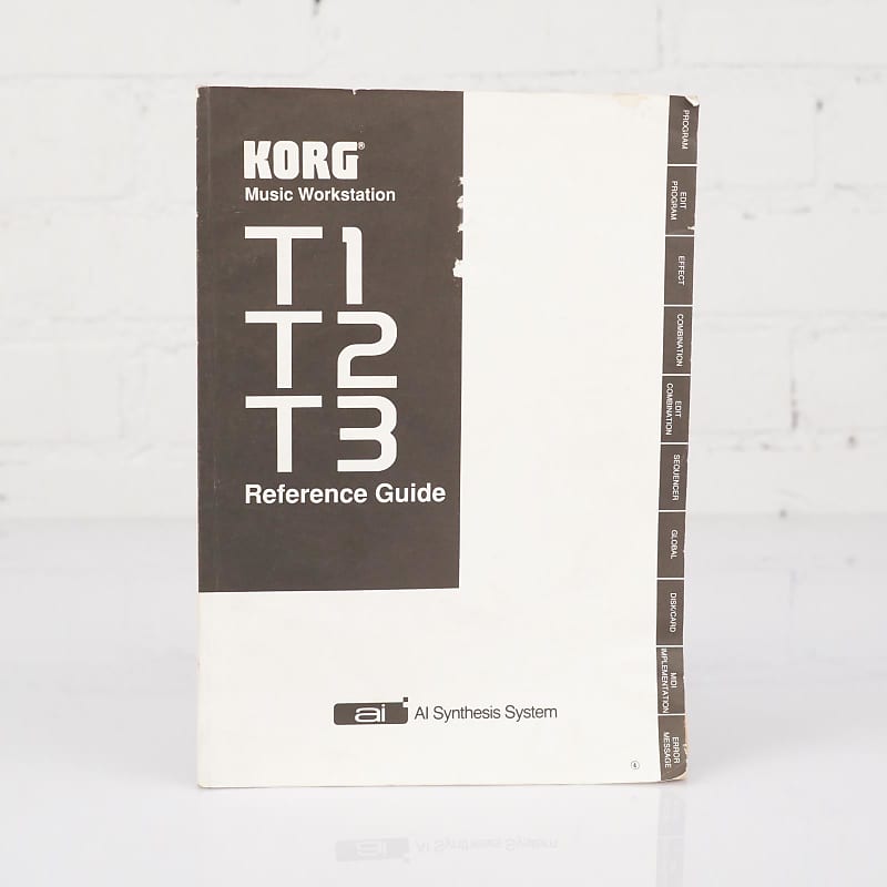 Korg T1, T2, & T3 Music Workstation Keyboard Reference Guide | Reverb