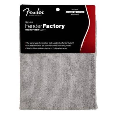 Fender Factory Microfiber Cloth, Gray 2016 | Reverb
