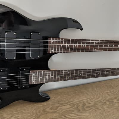 Overlord Of Music RIF 05 Double Neck Headless 4/6 Bass and | Reverb