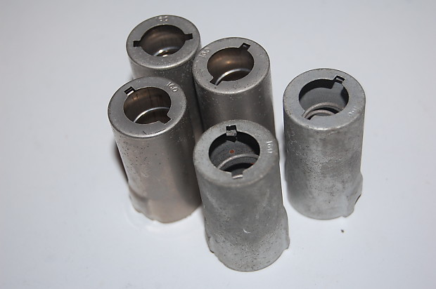 Fender 5 Vintage Tube Shield Covers Aluminum | Reverb