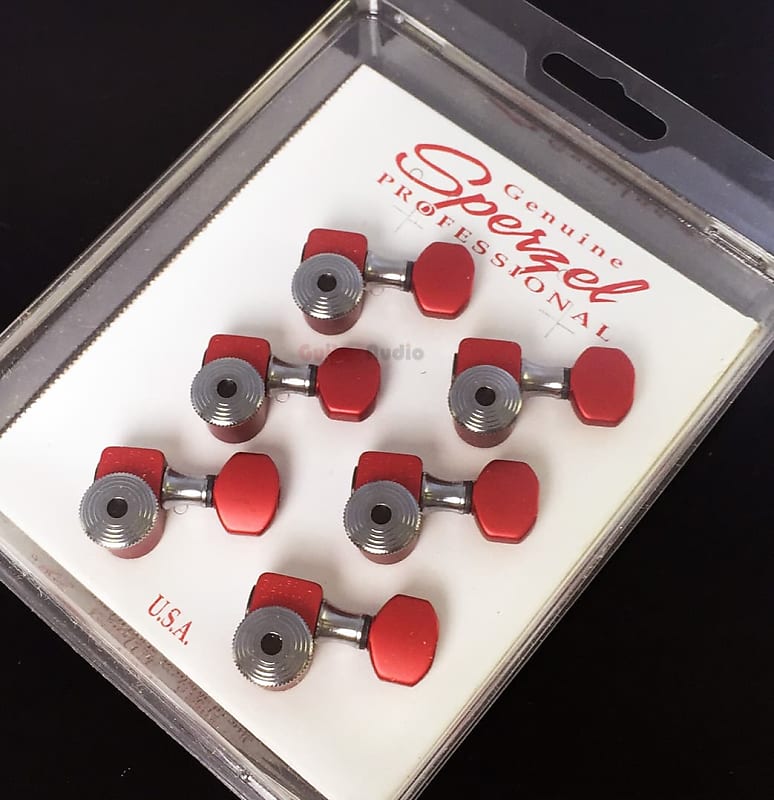 Sperzel 6-In-Line Trimlok Locking Tuners Staggered Tuning | Reverb