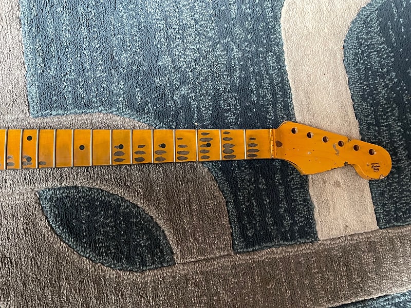 Allparts Maple Strat Neck Heavy Relic Aged 21 Fret SMO-C | Reverb