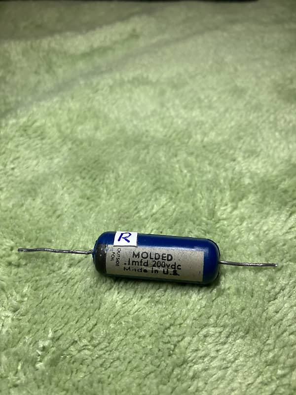 1 PC Ajax 0.1uF @200VDC Blue Molded Capacitor 100% Tested | Reverb