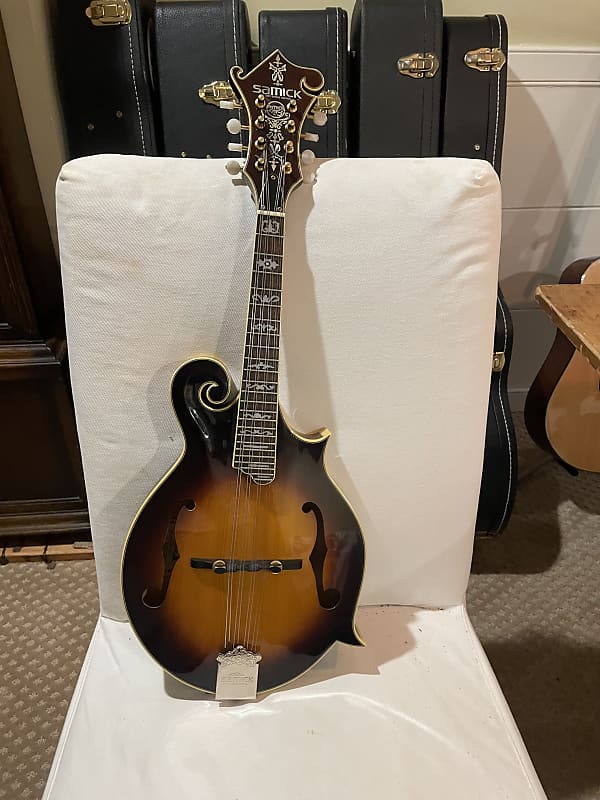 Samick SM 50S mandolin 1996 - gloss dark sunburst | Reverb