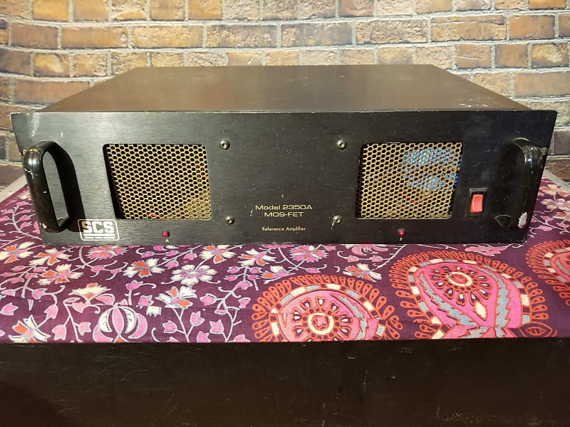SCS 2350A USA Made 700 Watt Stereo Power Amp | Reverb