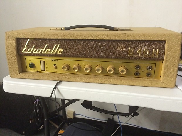 1963 Echolette B40N German Tube Guitar Amplifier Head JTM45 | Reverb