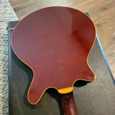 1986 Guild Brian May BHM1 Cherry Quilt Top Electric Guitar | Reverb