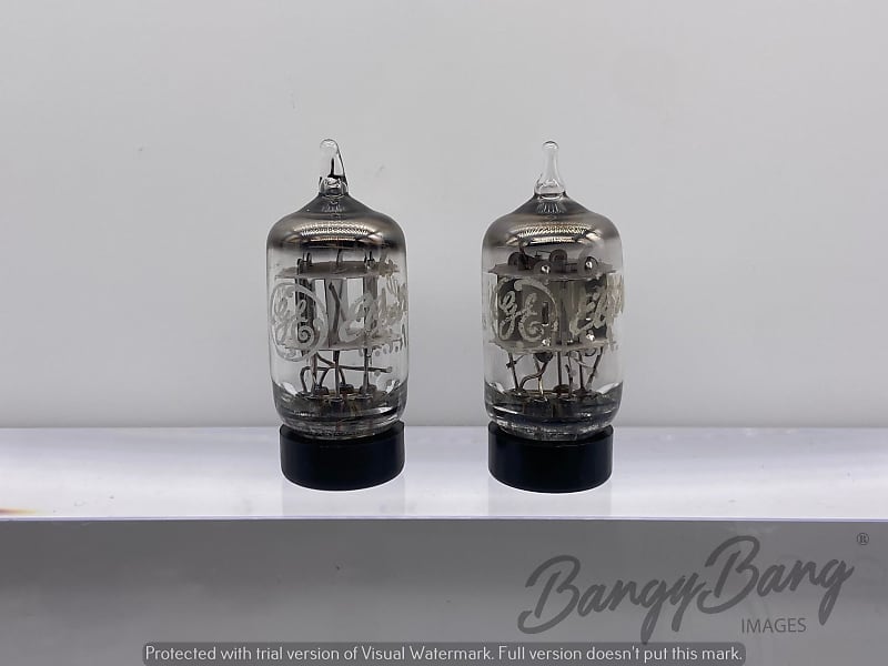 Matched Pair General Electric 6AL5/6EB5/5726/ EB91 Dual Diode | Reverb