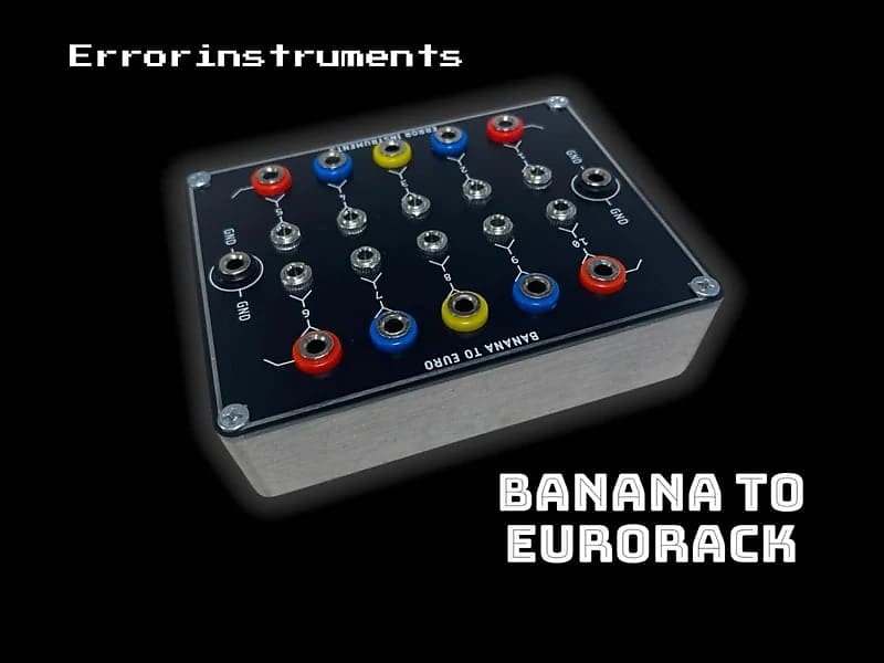 Error Instruments - Banana to Euro Box SQ Buchla to Euro | Reverb