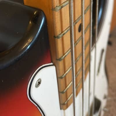 Kay Precision Bass Guitar 1970s - Sunburst in As New | Reverb