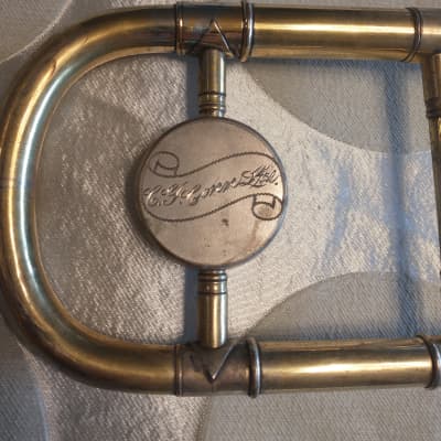 Stenberg Engraved "Bathing Beauty" C.G. Conn 22H Trombone. | Reverb